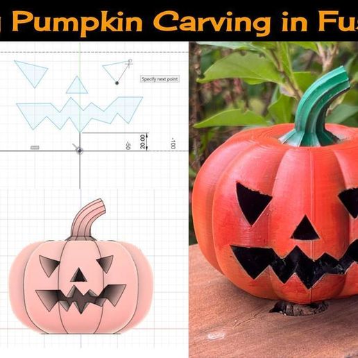 carving 3d pumpkin