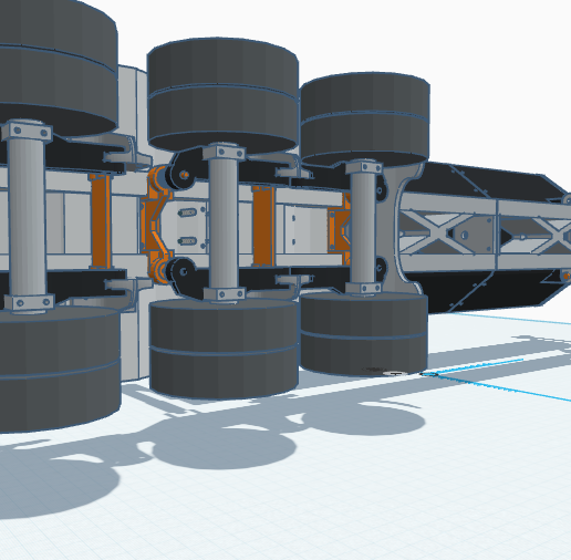 🚜 Side Dump B-Train 3 Axle Tractor Trailer・ STL File for 3D printing・Cults