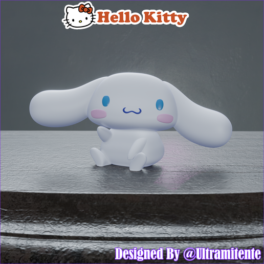 🐱 CINNAMOROLL PACK I (3 desings)・ 3D File for 3D printing・Cults