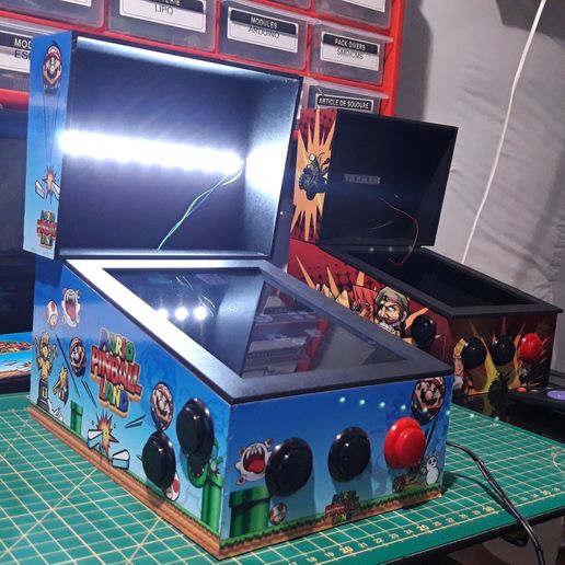 🕹️ Virtual Mini Pinball V.2・ STL File for ・Cults