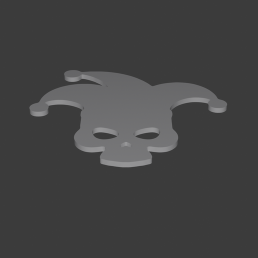 3D file JOKER LOGO STL 🃏 ・3D printer model to download・Cults