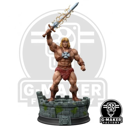 🆓 He-Man・ 3D File for 3D printing・Cults