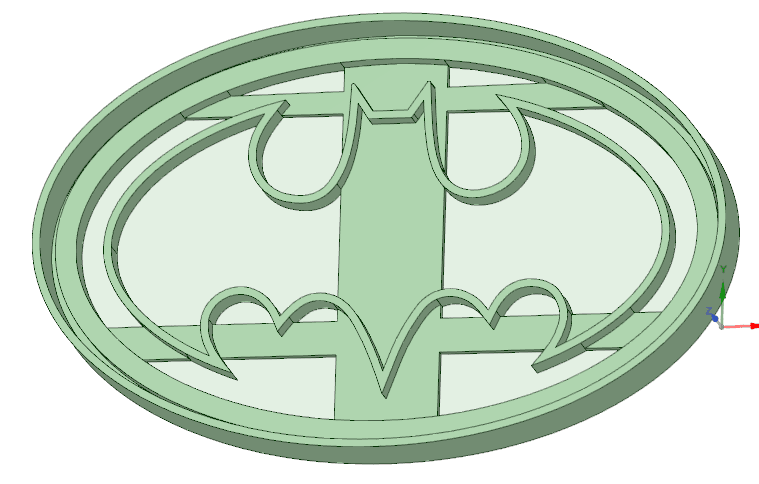 Download STL file Batman logo cookie cutter • Design to 3D print ・ Cults