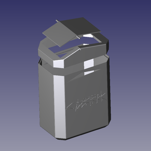 🗑️ CyberTruck Garbage Bin・ STL File for 3D printing・Cults