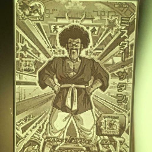 Archivo STL Mr Satan card lithophane 🔦 ・Design para impresora 3D para ...
