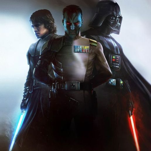 👤 Thrawn (Rebels)・Free STL File for ・Cults