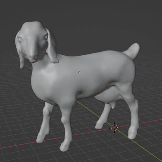 🐐 Nubian Goat Doe・ STL File for ・Cults