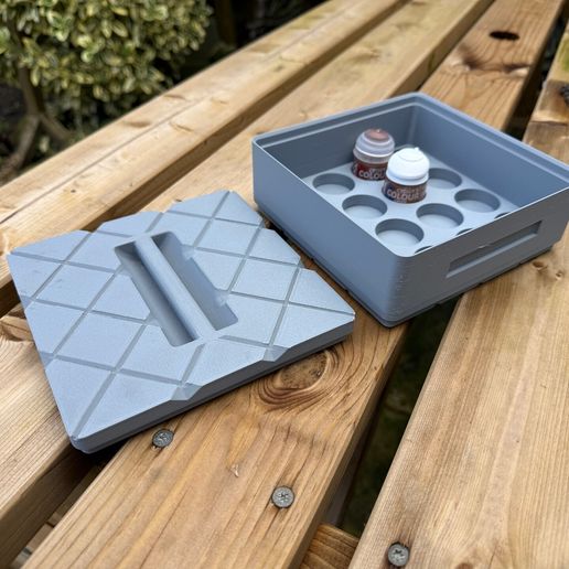STL file Stackable Citadel 12ml Pot Storage Boxes 🪴 (OBJ)・Design to ...