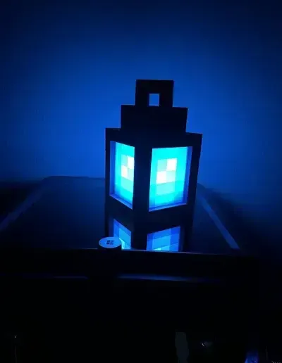 🔦 Minecraft Flashlight・ 3MF File for 3D printing・Cults