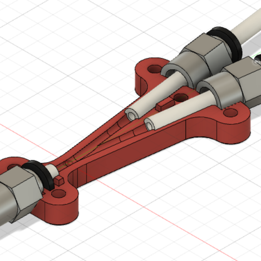 🔧 Bowden Tube Y-Splitter・Free 3D File for ・Cults