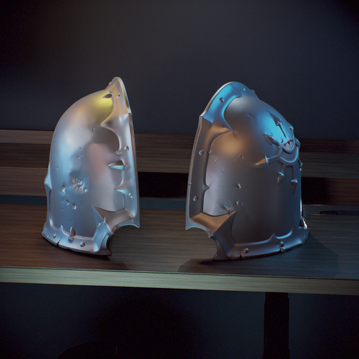 🛰 Space marine - Space marine - Mask & Head Pack x 2 - Space marine ...