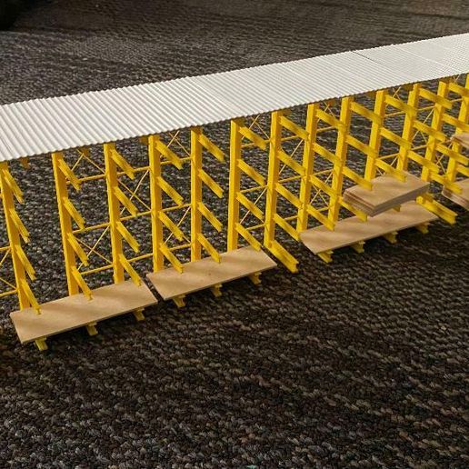 STL file O Gauge Lumber Rack 🚂 ・3D printing template to download・Cults