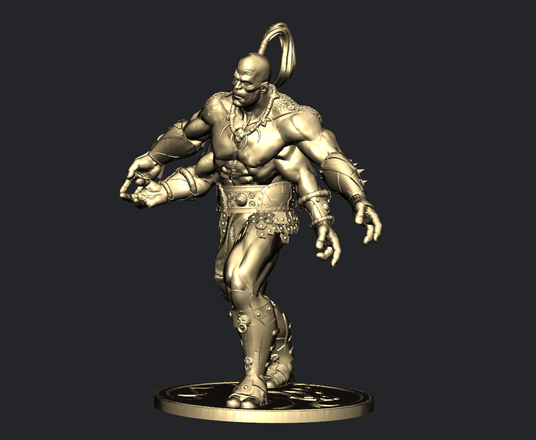 Archivo STL gratis Goro 3D modelo STL FBX 3mf archivo para 3D Print CNC router tallado modelo de ...