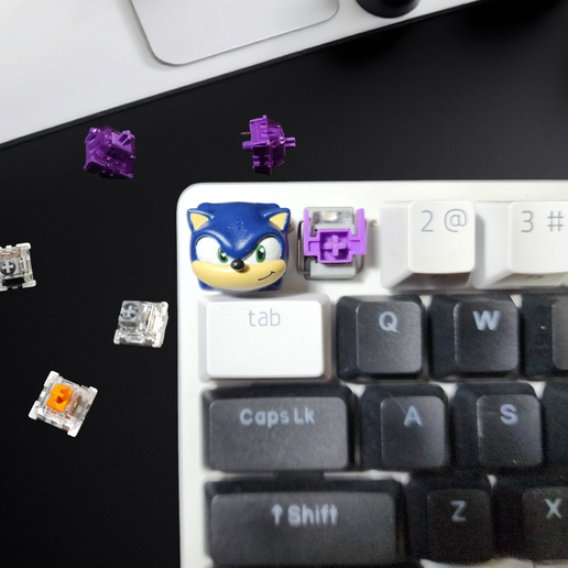 STL file Sonic Keycap 🎨 ・3D printable model to download・Cults