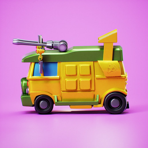 🥷 Ninja Turtles Van Van - Teenage Mutant Ninja Turtles - Turtle Van ...
