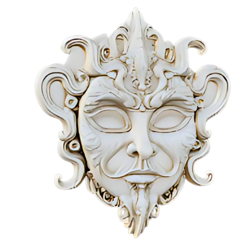 👺 Intricate Decorative Mask - STL Printable・ STL File for 3D printing・Cults