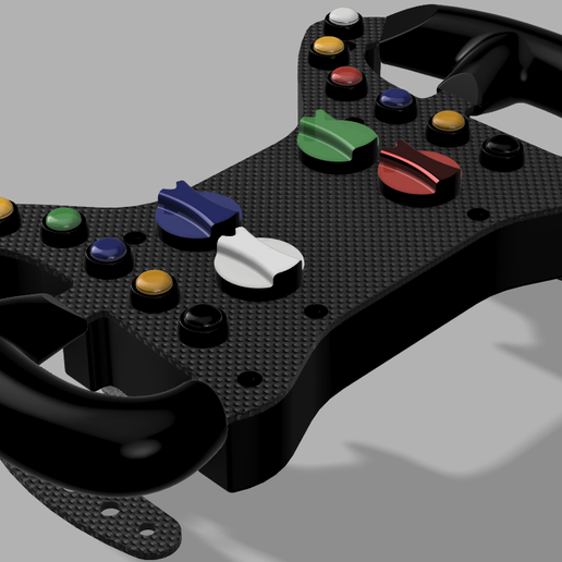 🛞 Sim racing wheel - Corvette C8・ 3D File for ・Cults