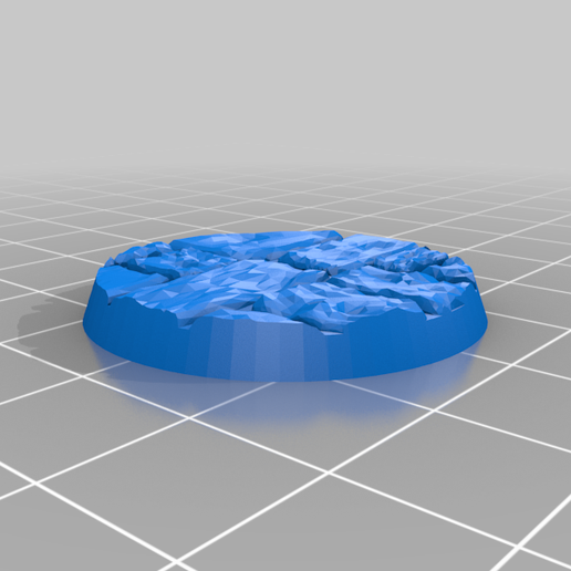 🎭 32mm Stonework Textured Bases・Free 3D File for ・Cults