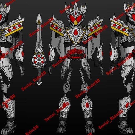 3D file Kamen Rider Gavv Caking form PEPAKURA 🌐 ・3D printing template ...