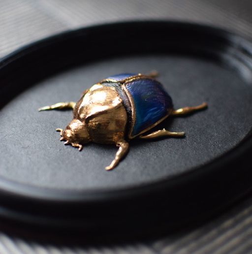 🪲 Scarab beetle with frame・ STL File for ・Cults