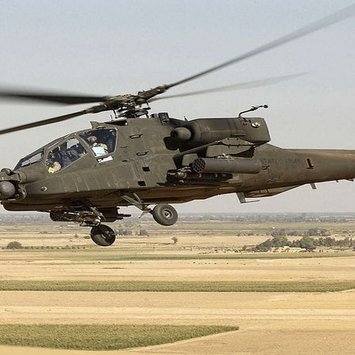🛩️ Boeing AH-64 Apache・ OBJ File for 3D printing・Cults