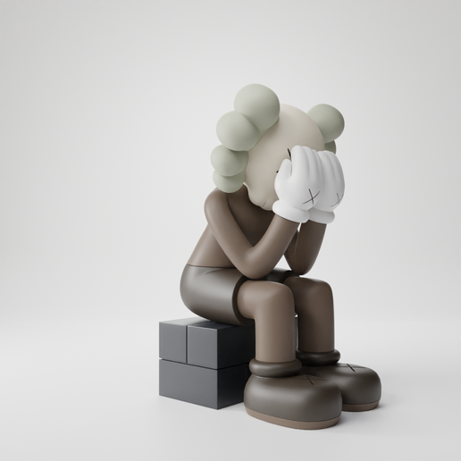 🎨 Kaws Passing Through・ STL File for ・Cults