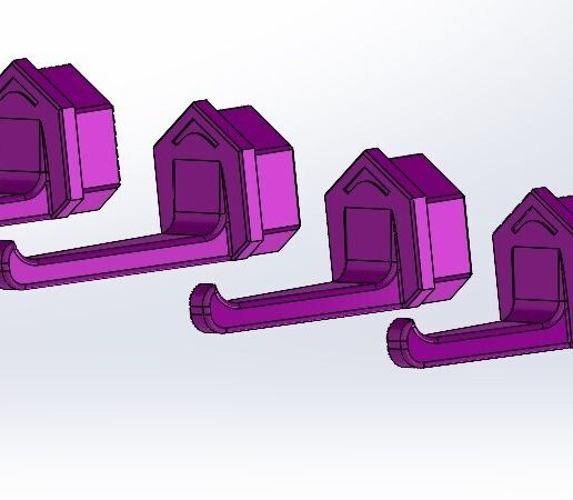 🖼 HSW Rotated Insert Hooks, Preferred print orientation, STEP files for ...