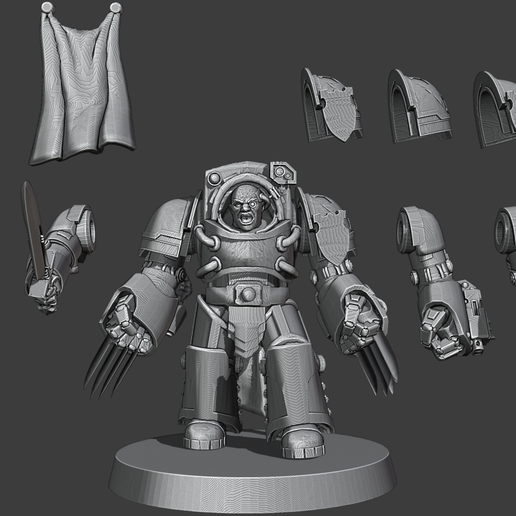 STL file Lt. Dan - HQ Command Space Man! - MAGNETIZED 🛰 ・3D printer ...