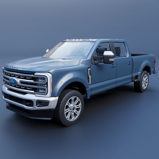🚗 F-250 - 2023・ 3D File for 3D printing・Cults