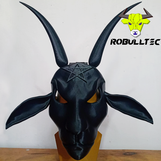 🐐 Goat Mask : Goat Mask・ STL File for ・Cults