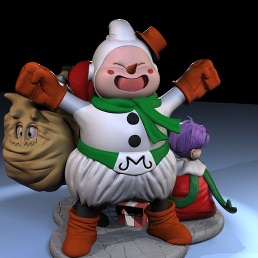🎄 Majimboo - Master ROSHI - TRUNKS・ STL File for ・Cults