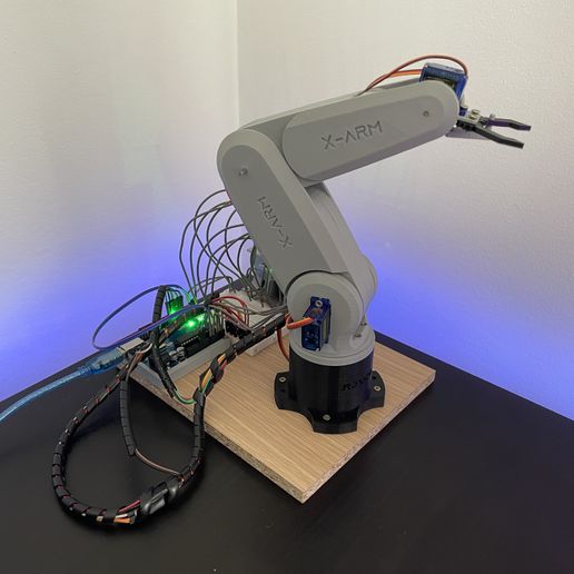 💪 Robotic Arm, 5-axis robotic arm, arduino・ STL File for ・Cults