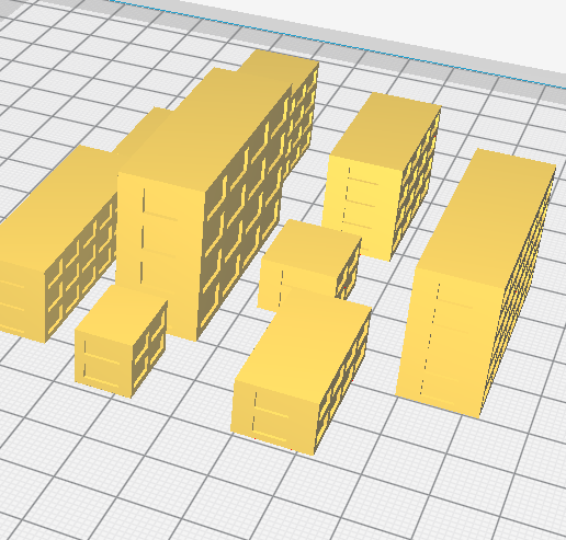 🟪 high-rise buildings for the layout・Free STL File for ・Cults