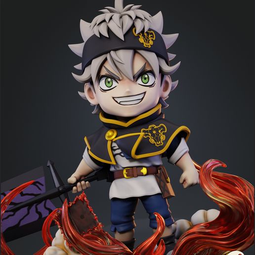 👾 Asta Chibi・ 3D File for 3D printing・Cults