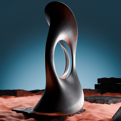 Free STL file Abstract Bionic art object 🎨 (3MF)・3D printable object to ...