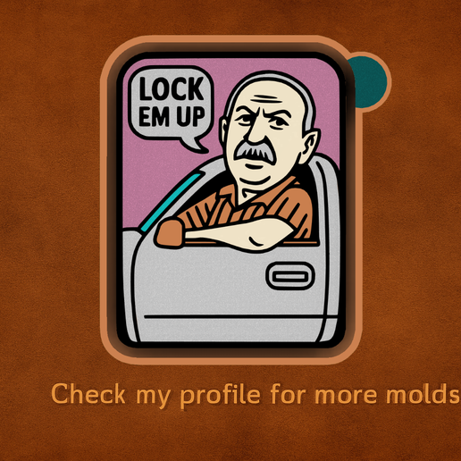 💀 Lock ’Em Up – Freshie, Resin & Candle Mold・ STL File for 3D printing ...