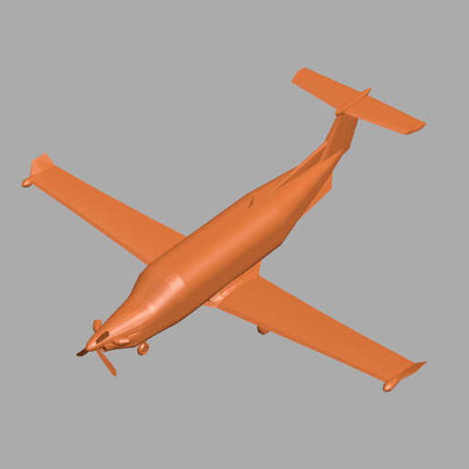 🏠 Pilatus PC-12・ STL File for 3D printing・Cults