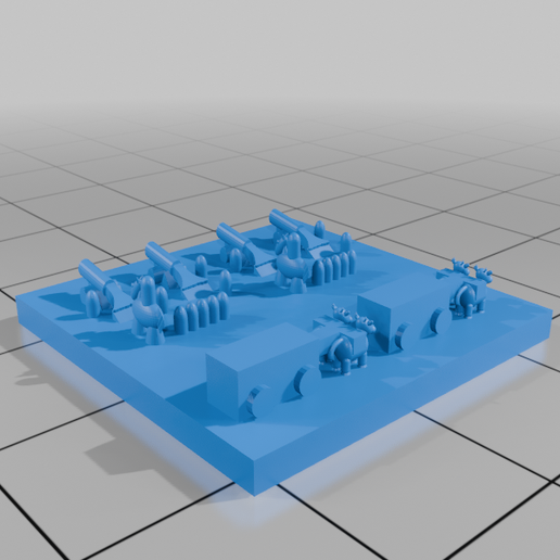 Free 3D file 2x2 Pike and Shot 🎲 ・3D printable object to download・Cults