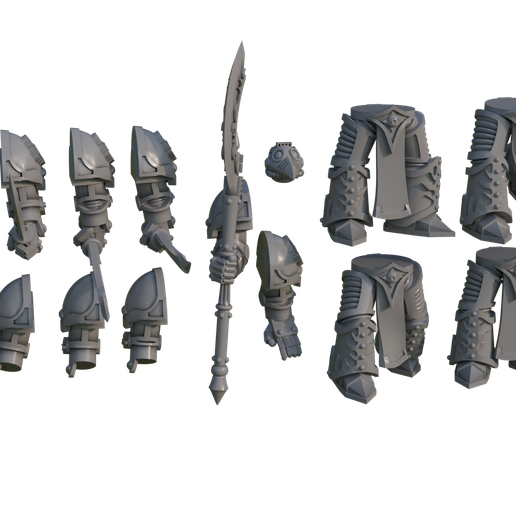🎲 Corvidae Pattern Heavy Armour・ STL File for 3D printing・Cults