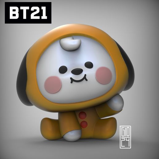 🐕 Chimmy - BT21・Free STL File for 3D printing・Cults