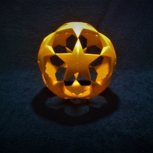 OBJ file Star Ball ⭐ ・Design to download and 3D print・Cults
