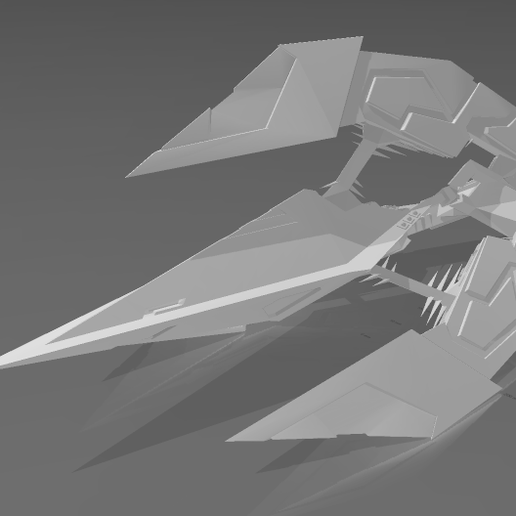 Free STL file STO - Tholian - Recluse-class Carrier 🖖 ・3D printing idea ...