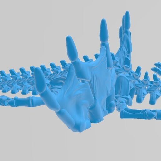 💀 skeleton dragon・ STL File for 3D printing・Cults