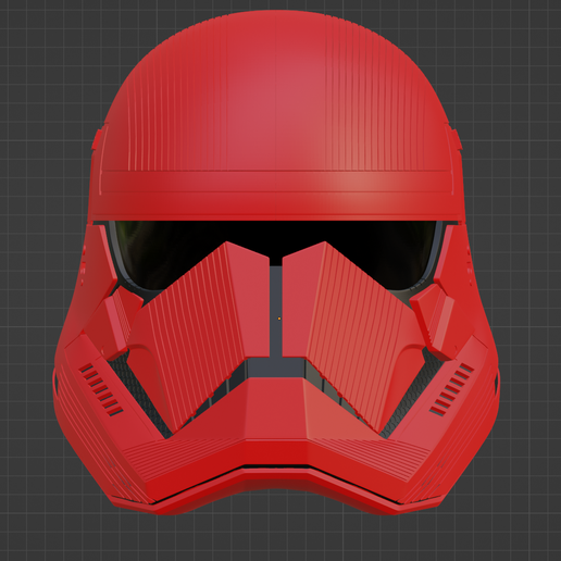 🪖 FULL SIZE SITH TROOPER HELMET [CHOPPED].・ 3D File for 3D printing・Cults