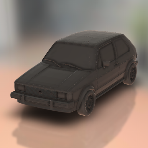 🚗 Volkswagen Rabbit GTI 1984・ 3D File for 3D printing・Cults