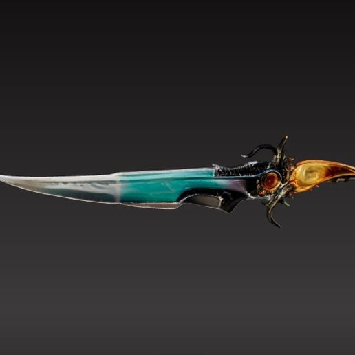 🗡️ Dagger of Time・ STL File for 3D printing・Cults