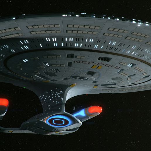 🖖 Galaxy Class Starship・ STL File for 3D printing・Cults