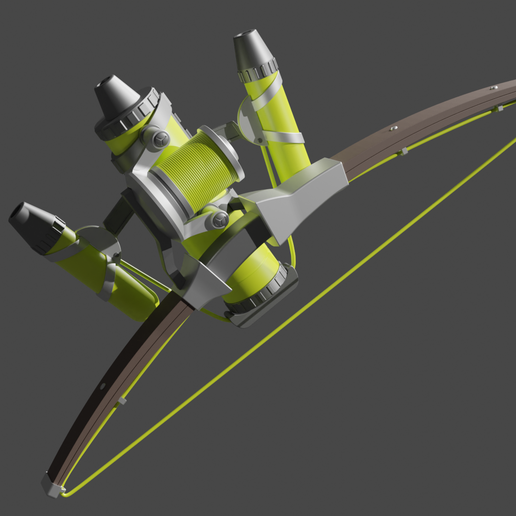 STL file Splatoon 3 bow Tri-Stringer Splat Bow cosplay 🏹 ・3D printer ...