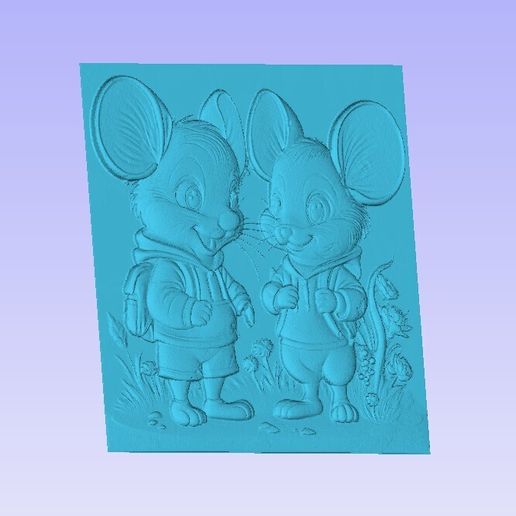 🥾 Hiking Mice・Free STL File for 3D printing and CNC machining - Laser ...
