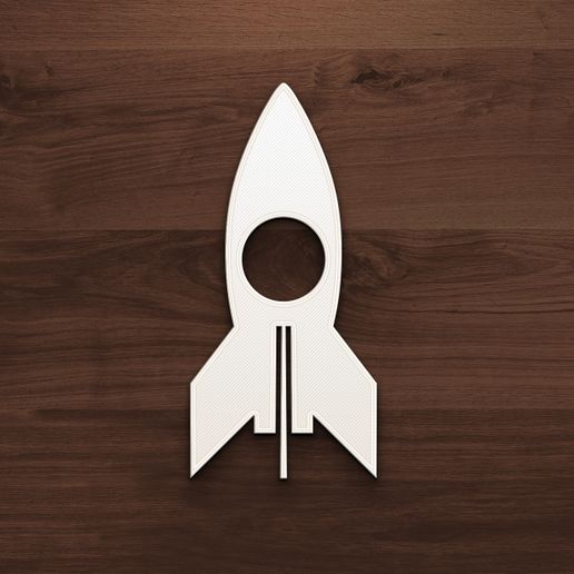 rocket using 3d shapes